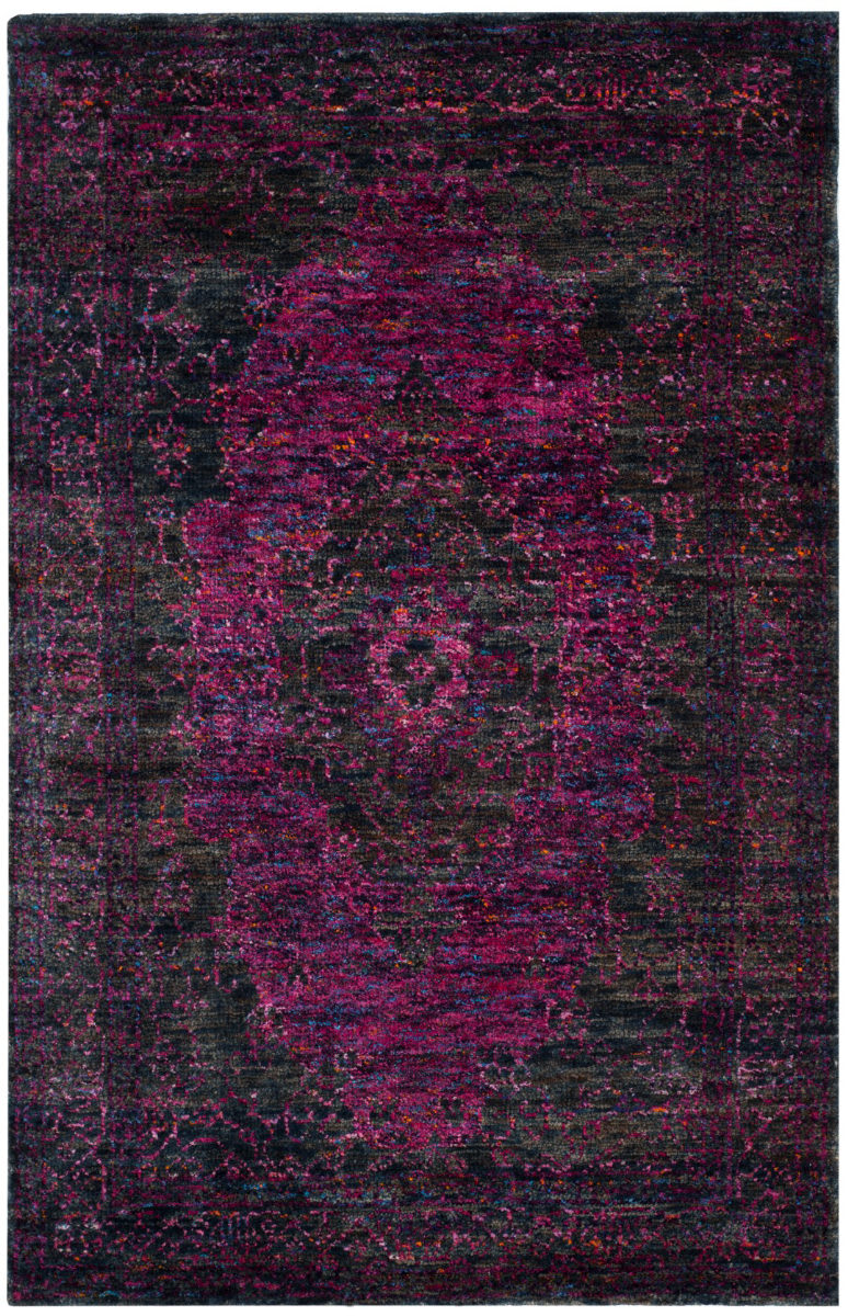 Safavieh Tangier Tgr601a Slate Blue - Fuchsia | Rug Studio