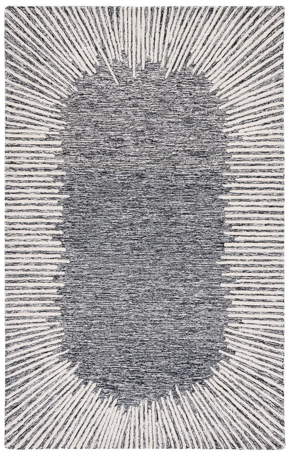 Safavieh Abstract Abt478z Black - Ivory | Rug Studio