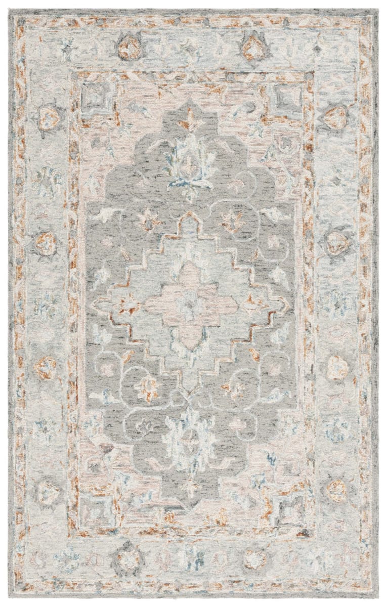 Safavieh Anatolia AN301F Grey - Rust | Rug Studio