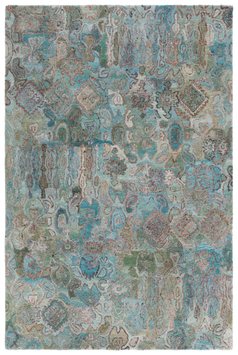 Safavieh Anatolia AN403J Teal - Green | Rug Studio