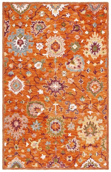 Safavieh Aspen Apn148p Rust - Green | Rug Studio