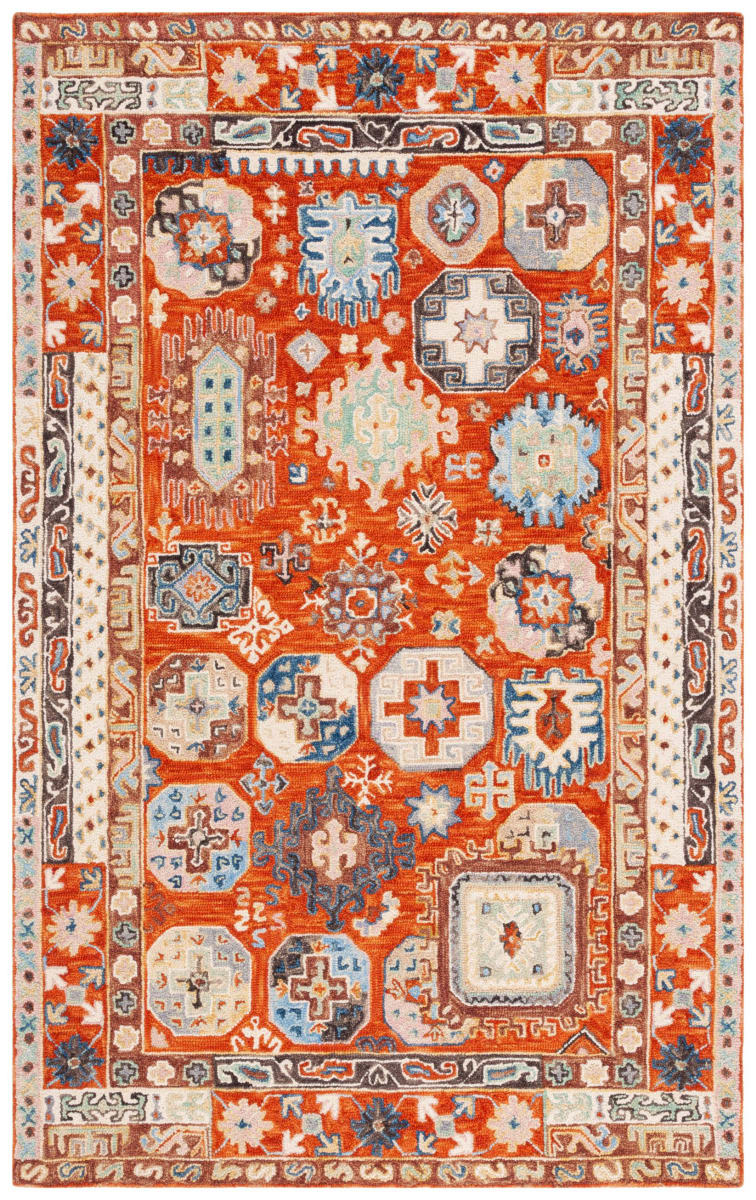 Safavieh Aspen APN305P Rust - Ivory | Rug Studio