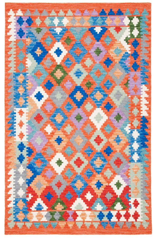 Safavieh Aspen Apn416p Orange - Blue | Rug Studio