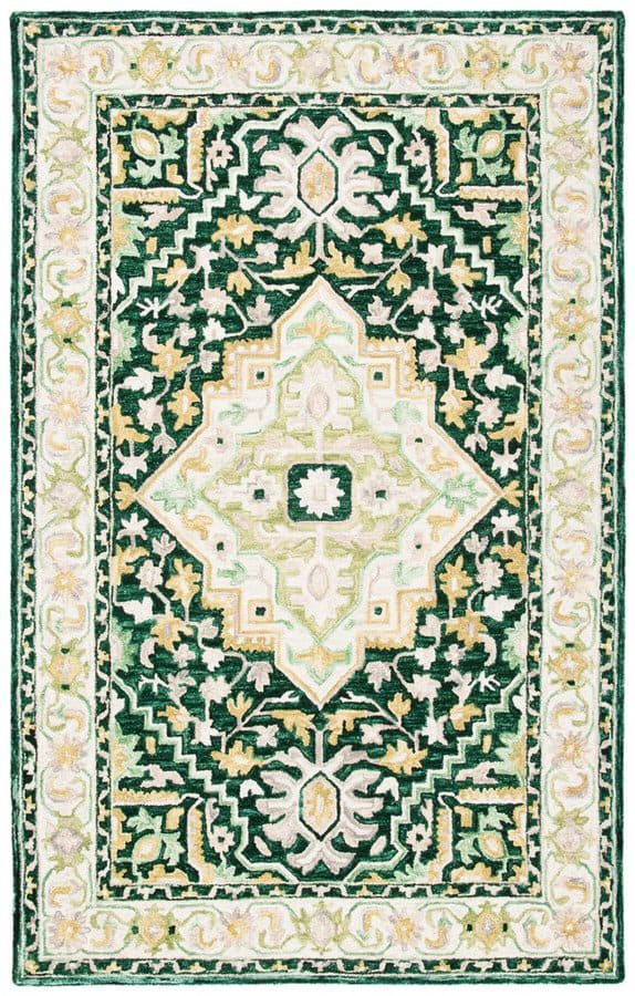 Safavieh Aspen Apn705y Green - Ivory | Rug Studio