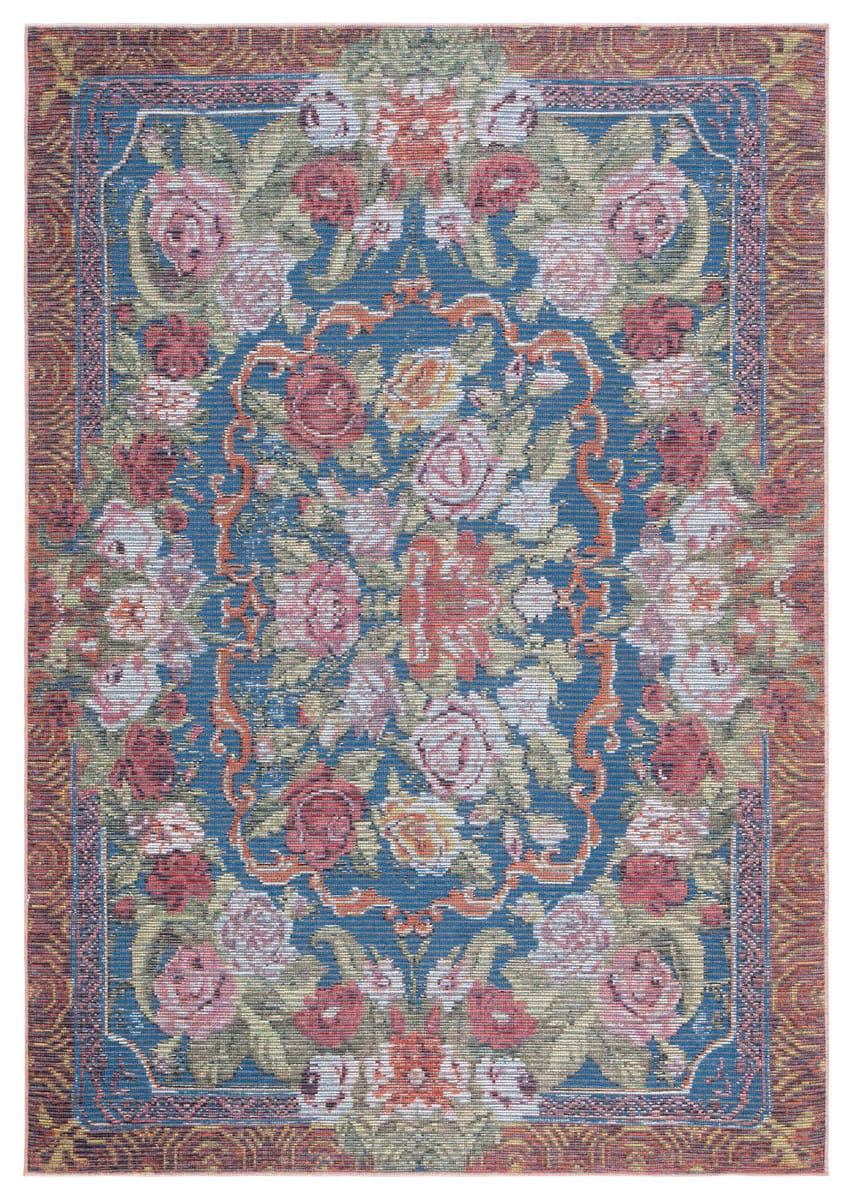Safavieh Besarabian Bes220M Blue - Sage Rust | Rug Studio