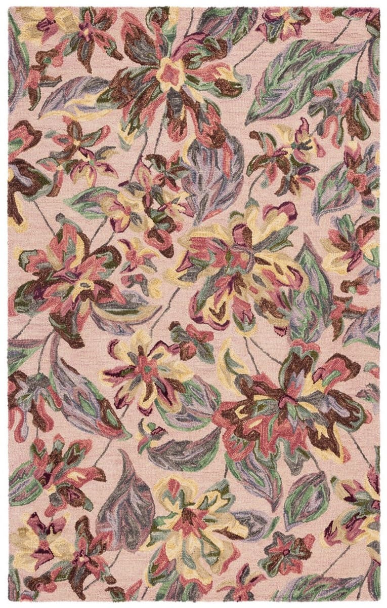 Safavieh Blossom Blm461U Pink - Gold | Rug Studio