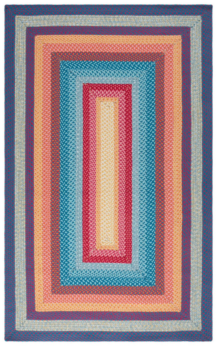 Safavieh Braided BRD308Q Red - Orange | Rug Studio