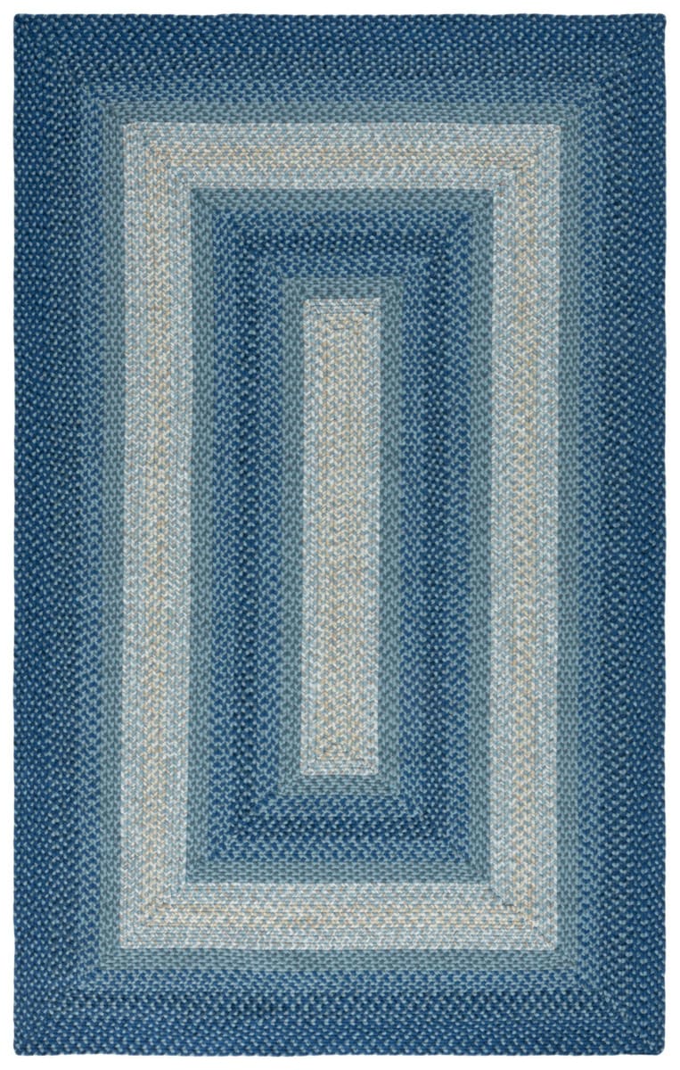 Safavieh Braided BRD311N Navy - Grey | Rug Studio