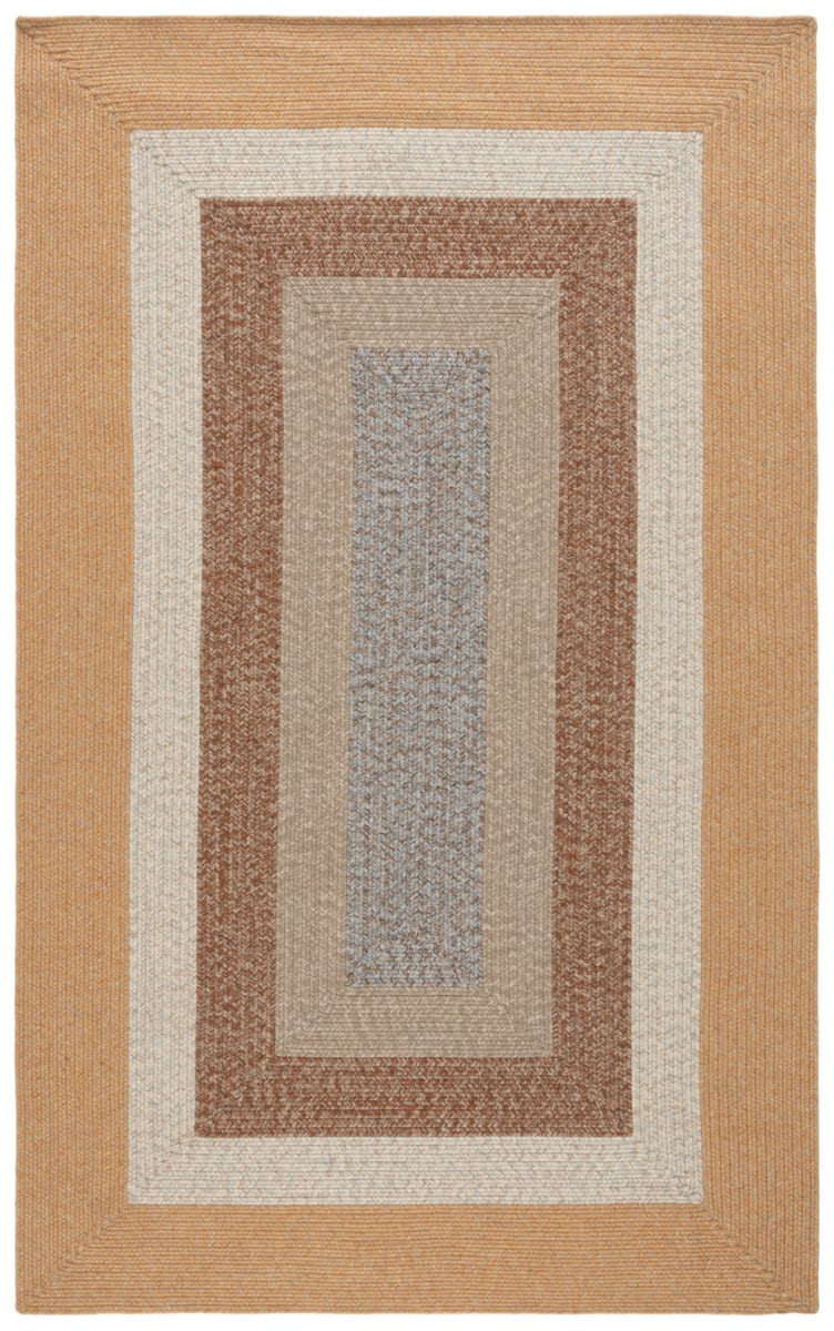 Safavieh Braided BRD318S Brown - Light Brown | Rug Studio