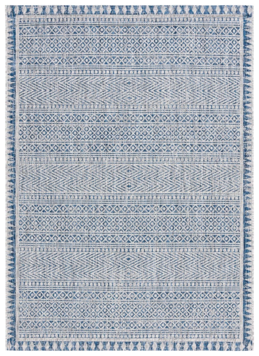 Safavieh Courtyard CY8081-36821 Navy - Grey | Rug Studio
