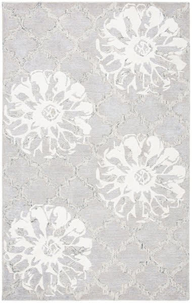 Safavieh Glamour Glm662f Silver - Ivory | Rug Studio