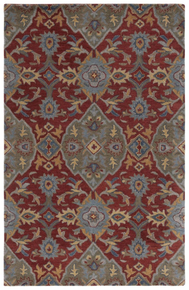 Safavieh Heritage Hg653Q Red - Green | Rug Studio