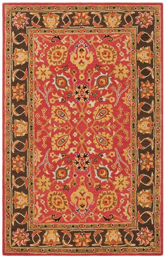 Safavieh Heritage Hg745q Red - Gold | Rug Studio