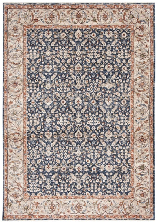Safavieh Heirloom Hrl701n Navy - Beige | Rug Studio