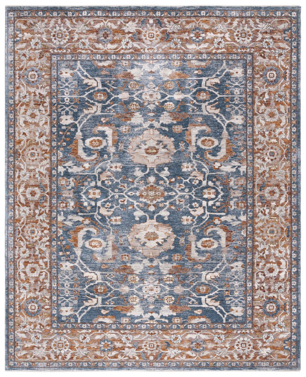 Safavieh Heirloom Hrl720M Blue - Rust | Rug Studio