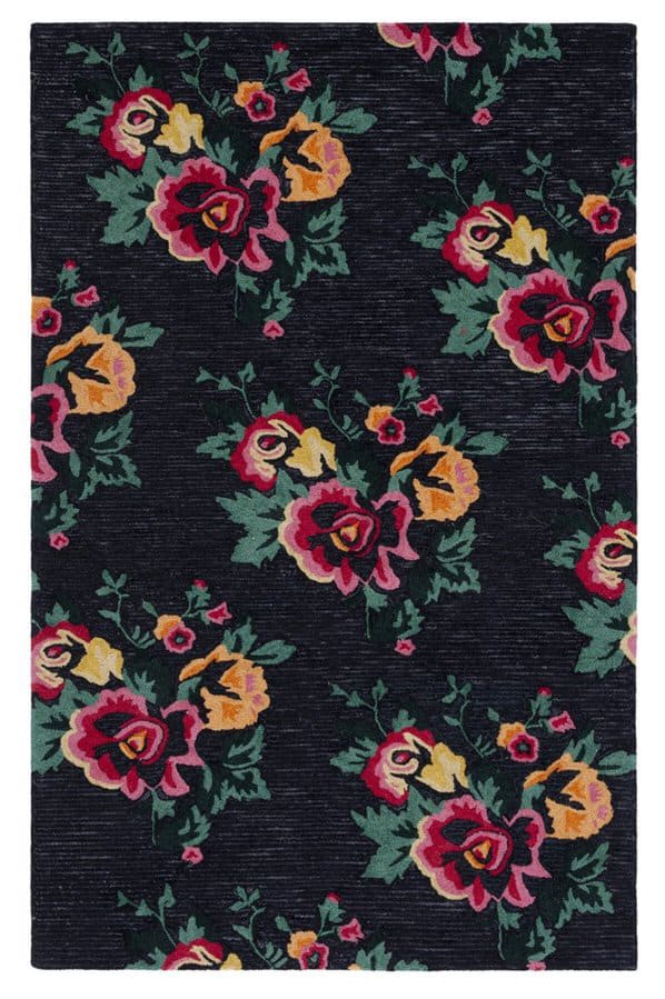 Safavieh Jardin Jar157z Black - Pink | Rug Studio