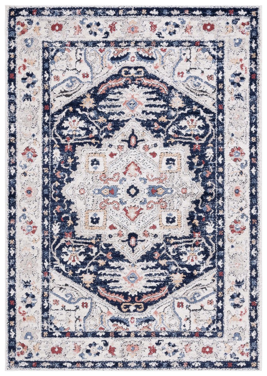 Safavieh Luna Lun100N Beige - Navy | Rug Studio