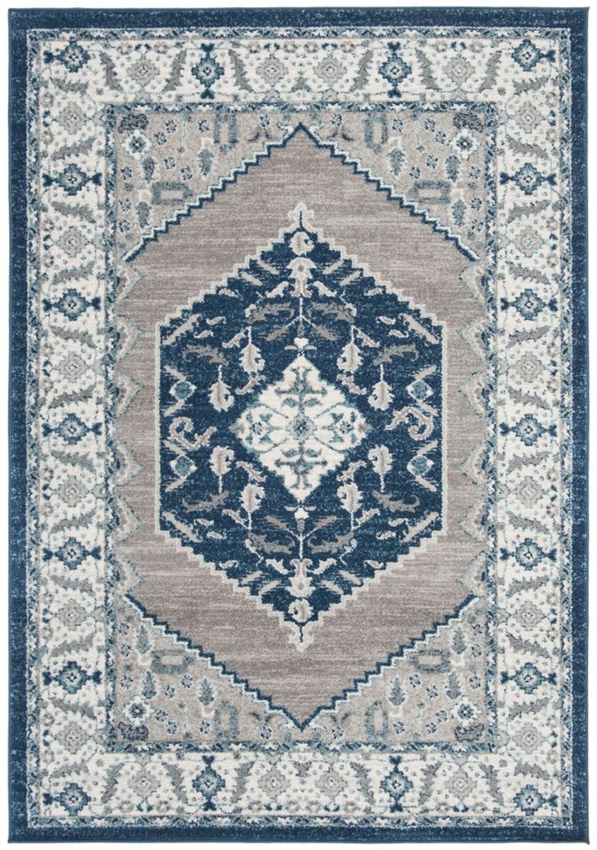 Safavieh Madison MAD503N Navy - Grey | Rug Studio
