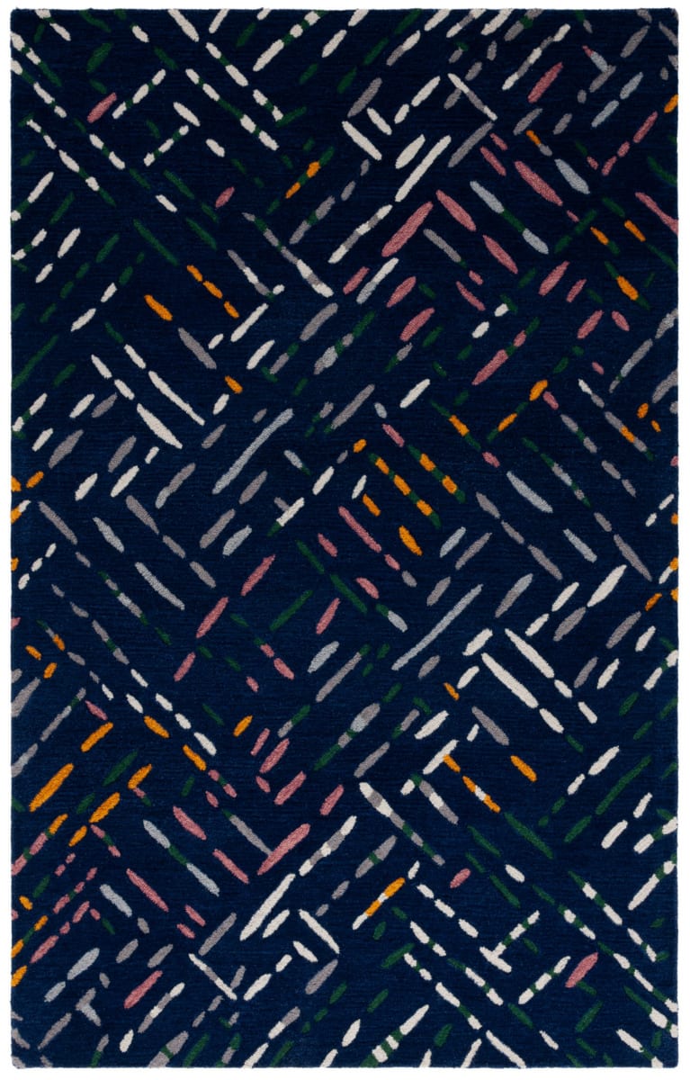 Safavieh Metro MET252N Navy - Pink | Rug Studio