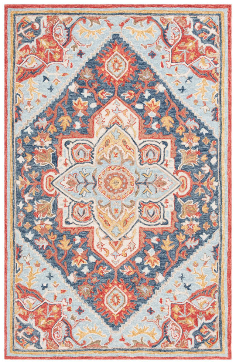 Safavieh Metro MET727N Navy - Red | Rug Studio