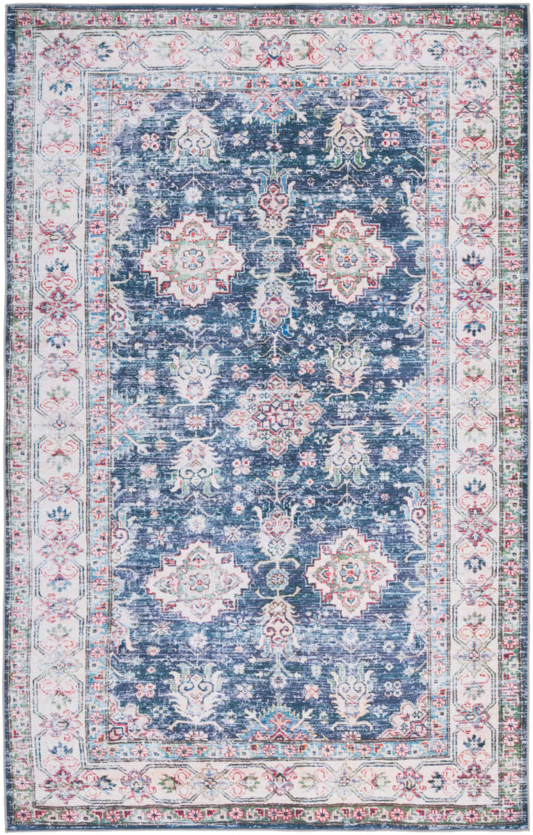 Safavieh Tucson TSN196N Navy - Beige | Rug Studio