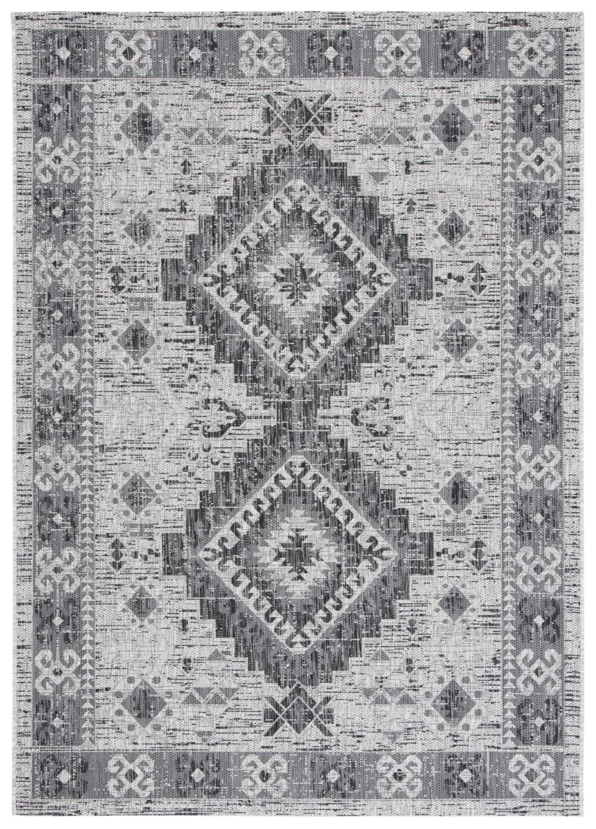 Safavieh Courtyard CY8546-37612 Light Grey - Charcoal | Rug Studio