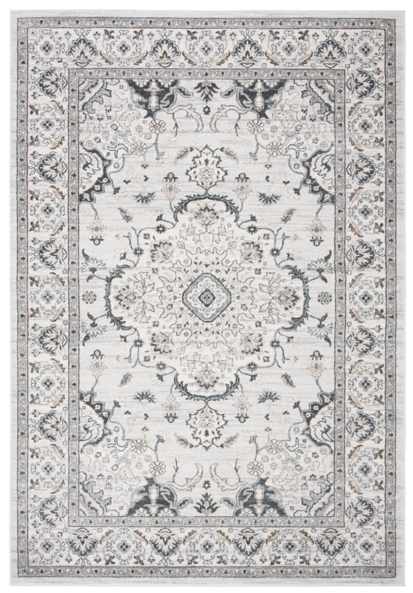 Isabella ISA921G Light Grey - Cream | Rug Studio