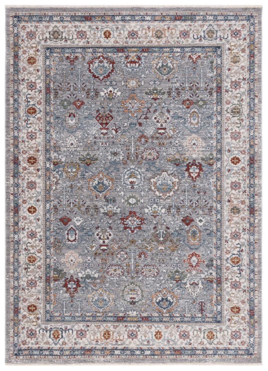 Lauren Ralph Lauren Lrl1400G Grey Blue - Ivory | Rug Studio