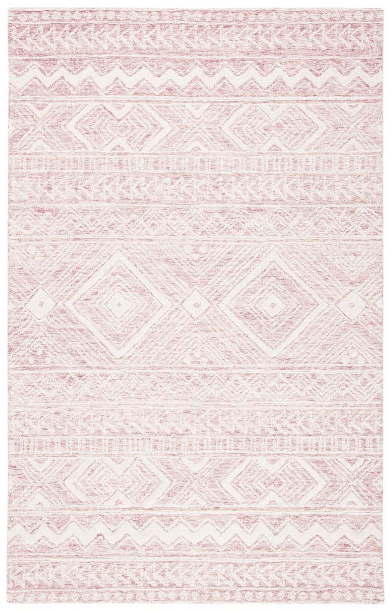 Safavieh Metro Met906U Dark Pink - Ivory | Rug Studio