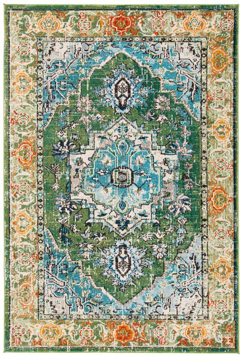 Safavieh Monaco Mnc207Y Green - Turquoise | Rug Studio