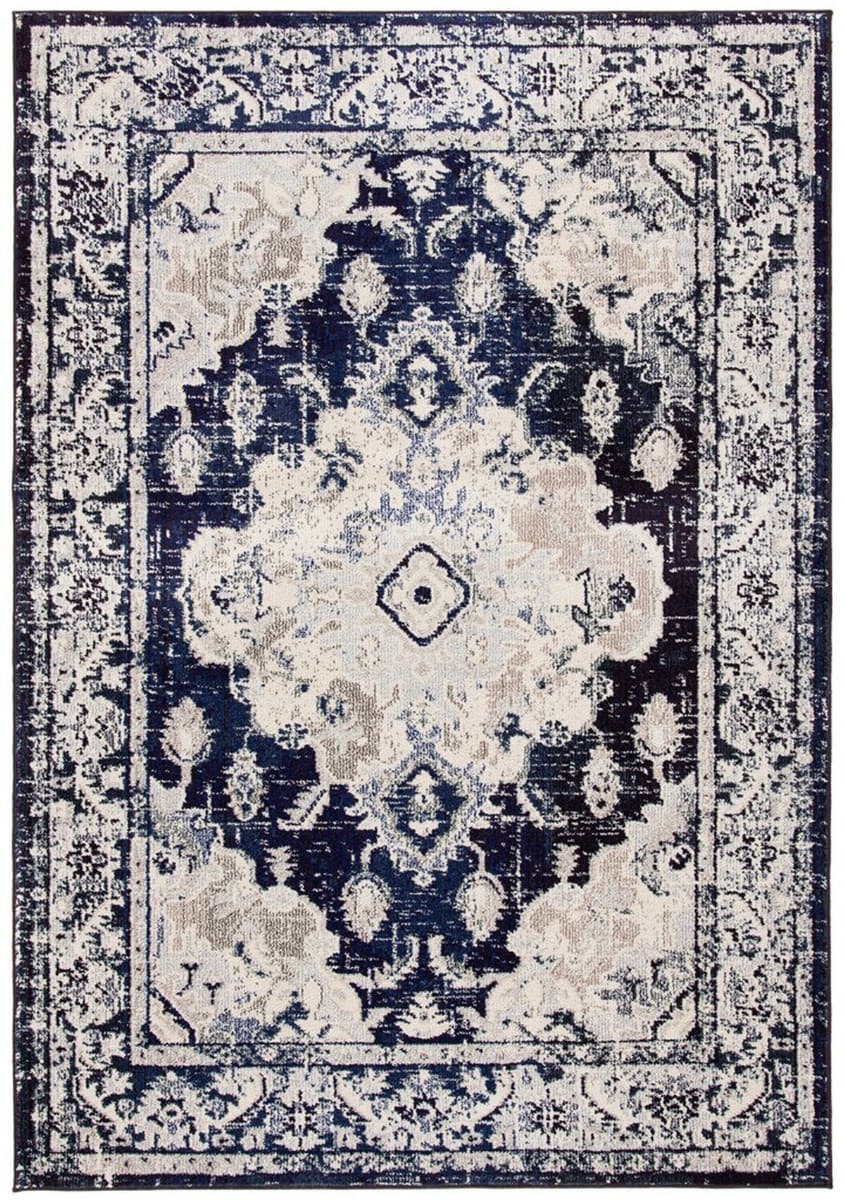 Safavieh Monaco Mnc243C Ivory - Navy | Rug Studio