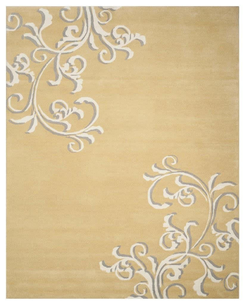 Martha Stewart Avalon Vine Msr4623A Soft Yellow | Rug Studio