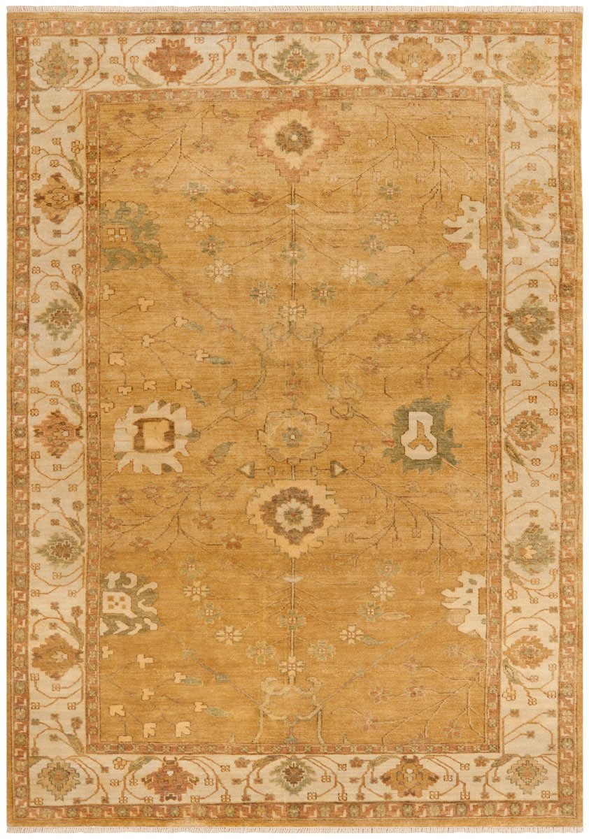 Safavieh Oushak Osh145B Gold - Ivory | Rug Studio