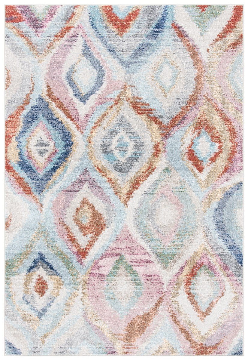 Safavieh Phoenix Phx290M Light Blue - Pink | Rug Studio