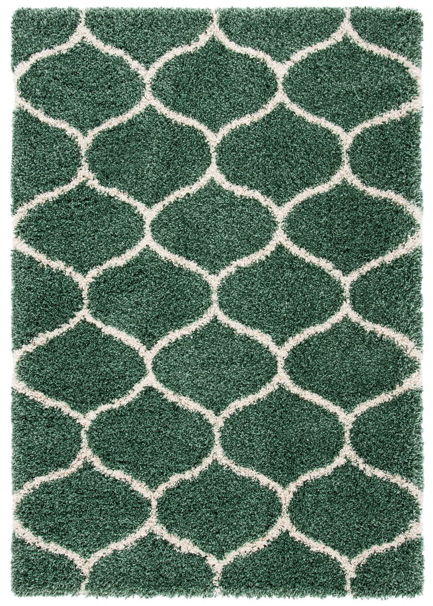 Safavieh Hudson Shag Sgh280X Light Green - Ivory | Rug Studio