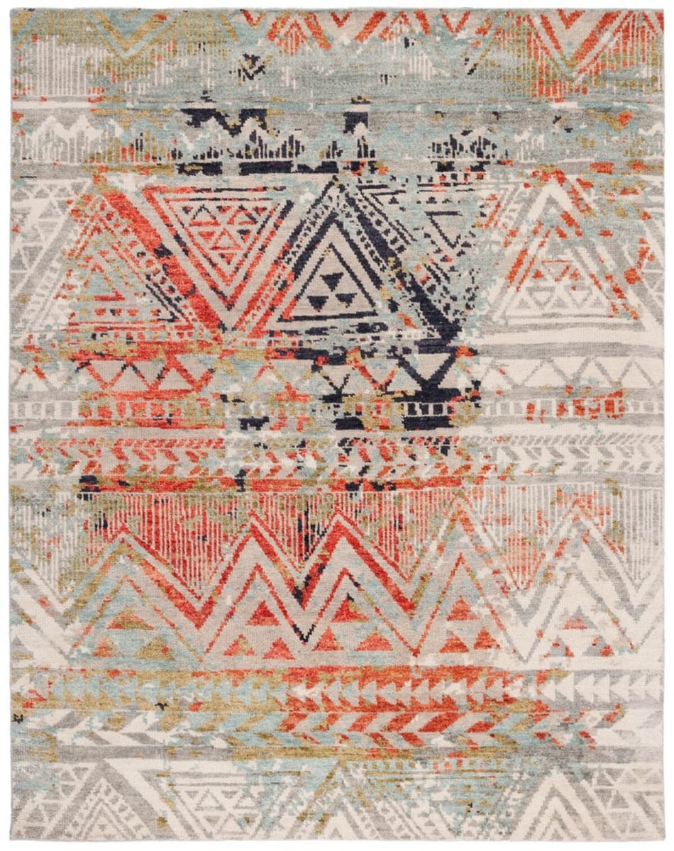 Safavieh Samarkand Srk180Q Red - Green | Rug Studio