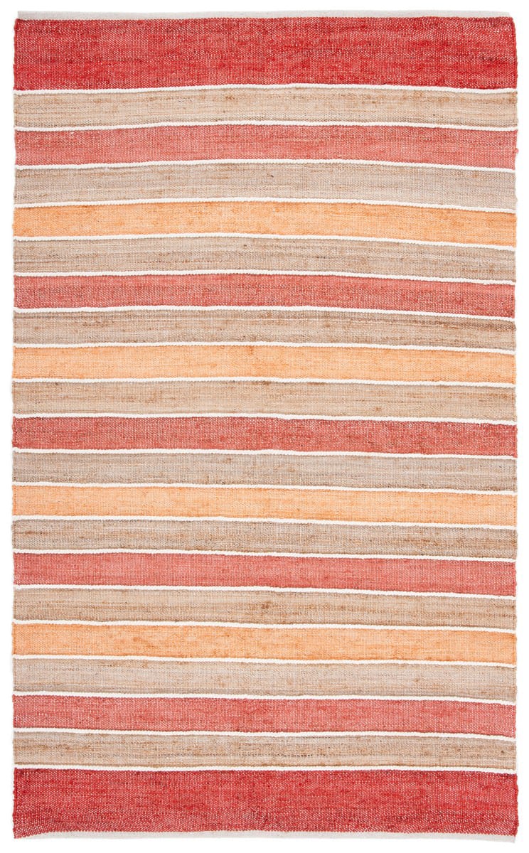 Safavieh Striped Kilim Stk316P Rust - Red | Rug Studio