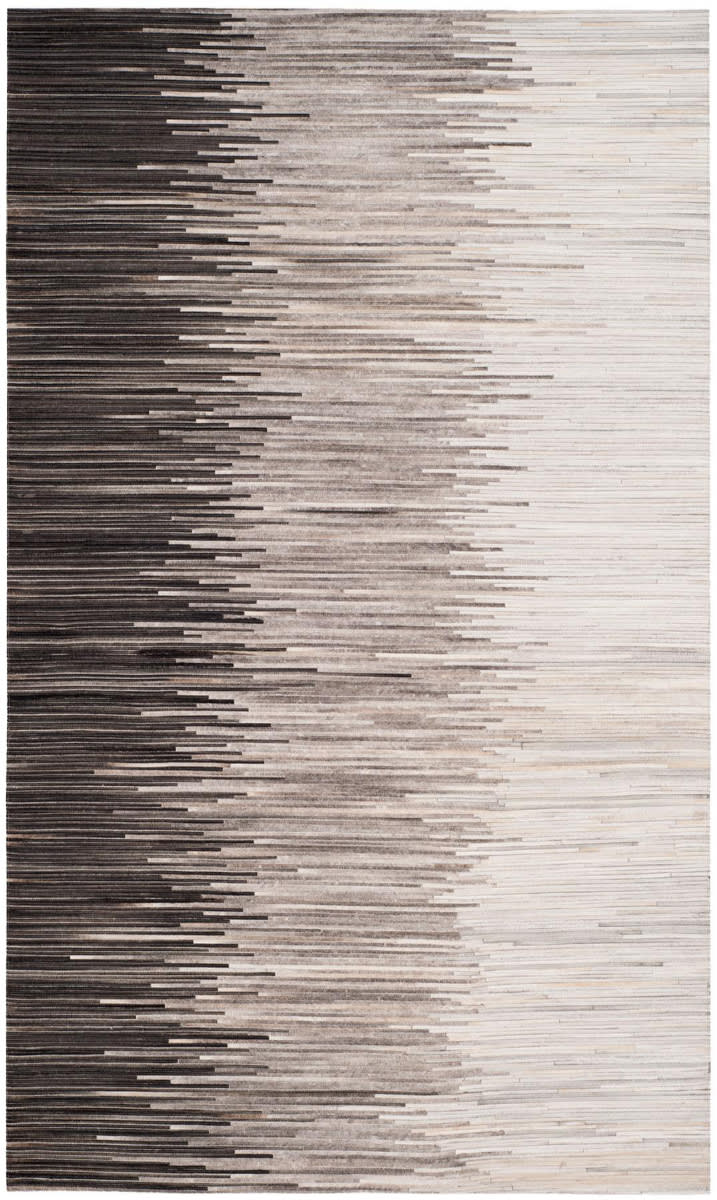 Studio Leather Stl225H Charcoal - Ivory | Rug Studio