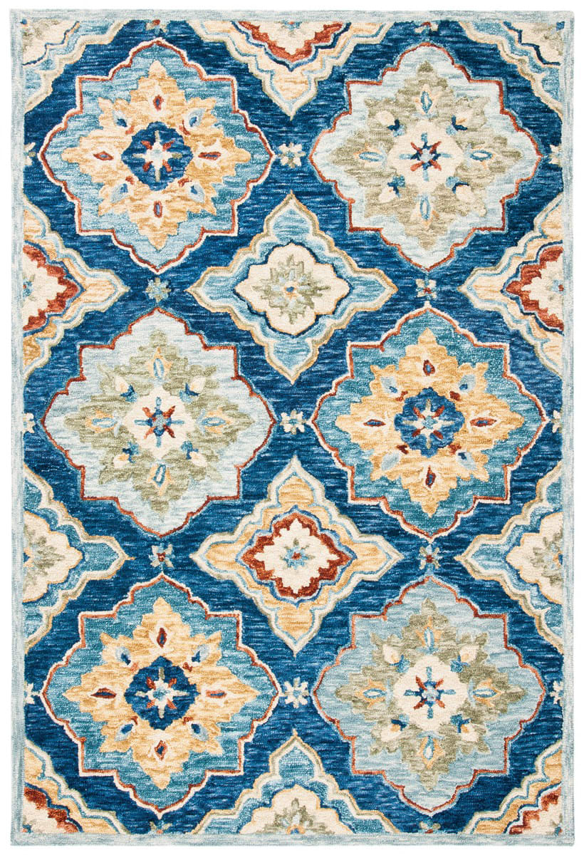 Safavieh Suzani Szn503N Navy - Green | Rug Studio
