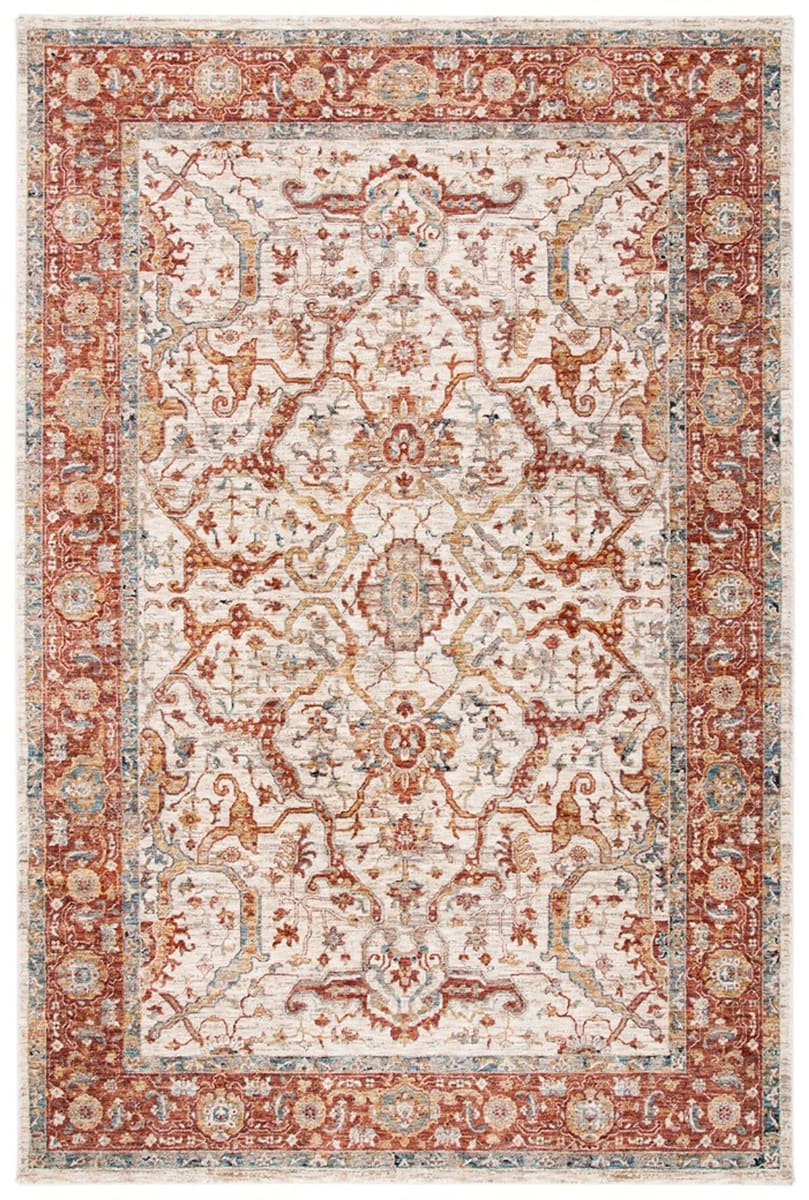 Safavieh Valencia Val566B Ivory - Rust | Rug Studio