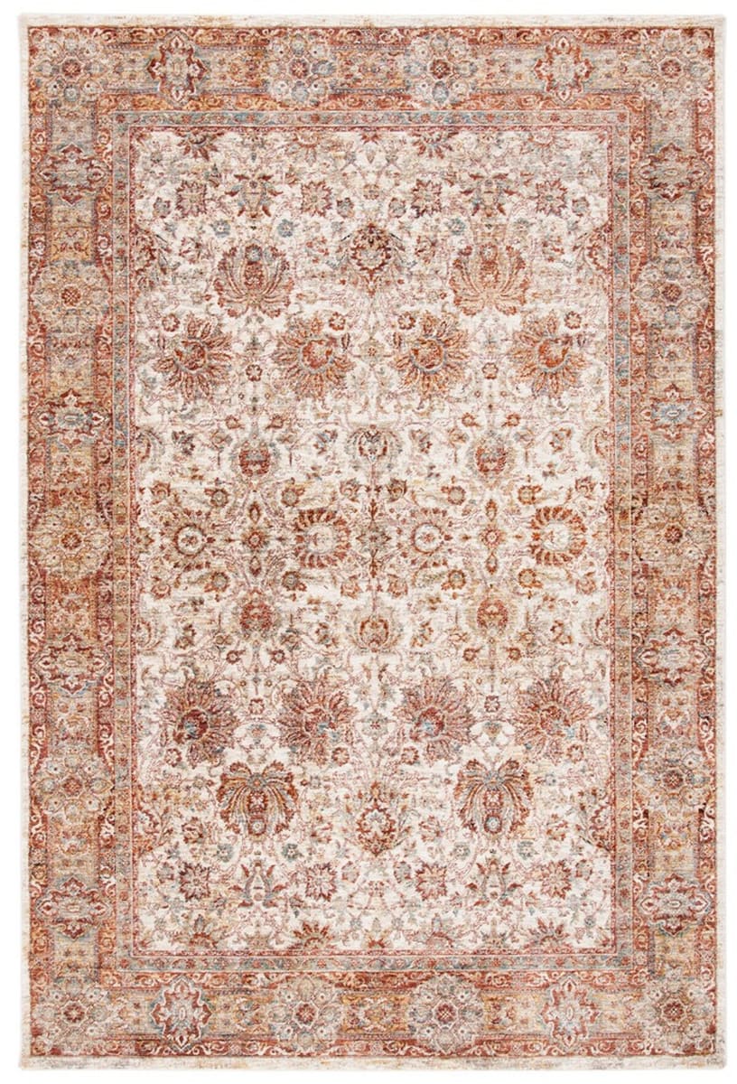 Safavieh Valencia Val570B Ivory - Rust | Rug Studio