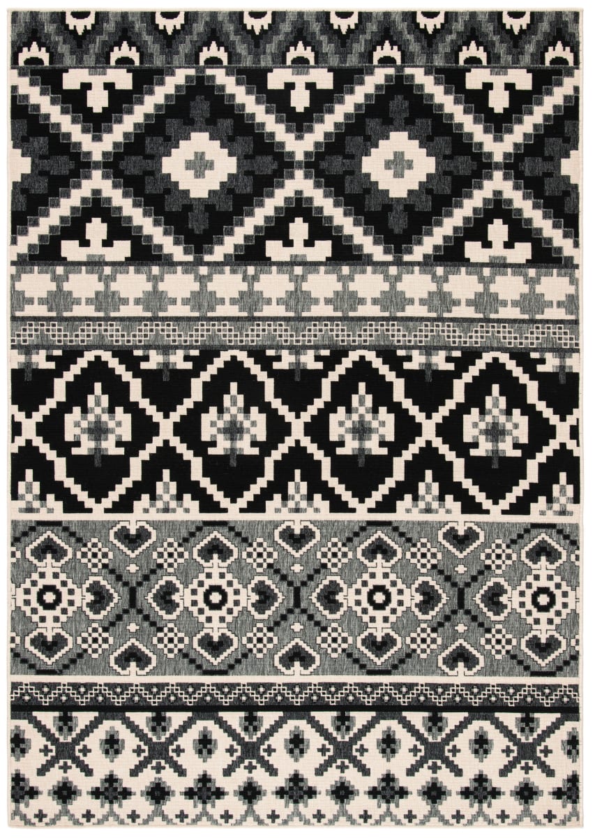 Safavieh Veranda VER097-0421 Black - Beige | Rug Studio
