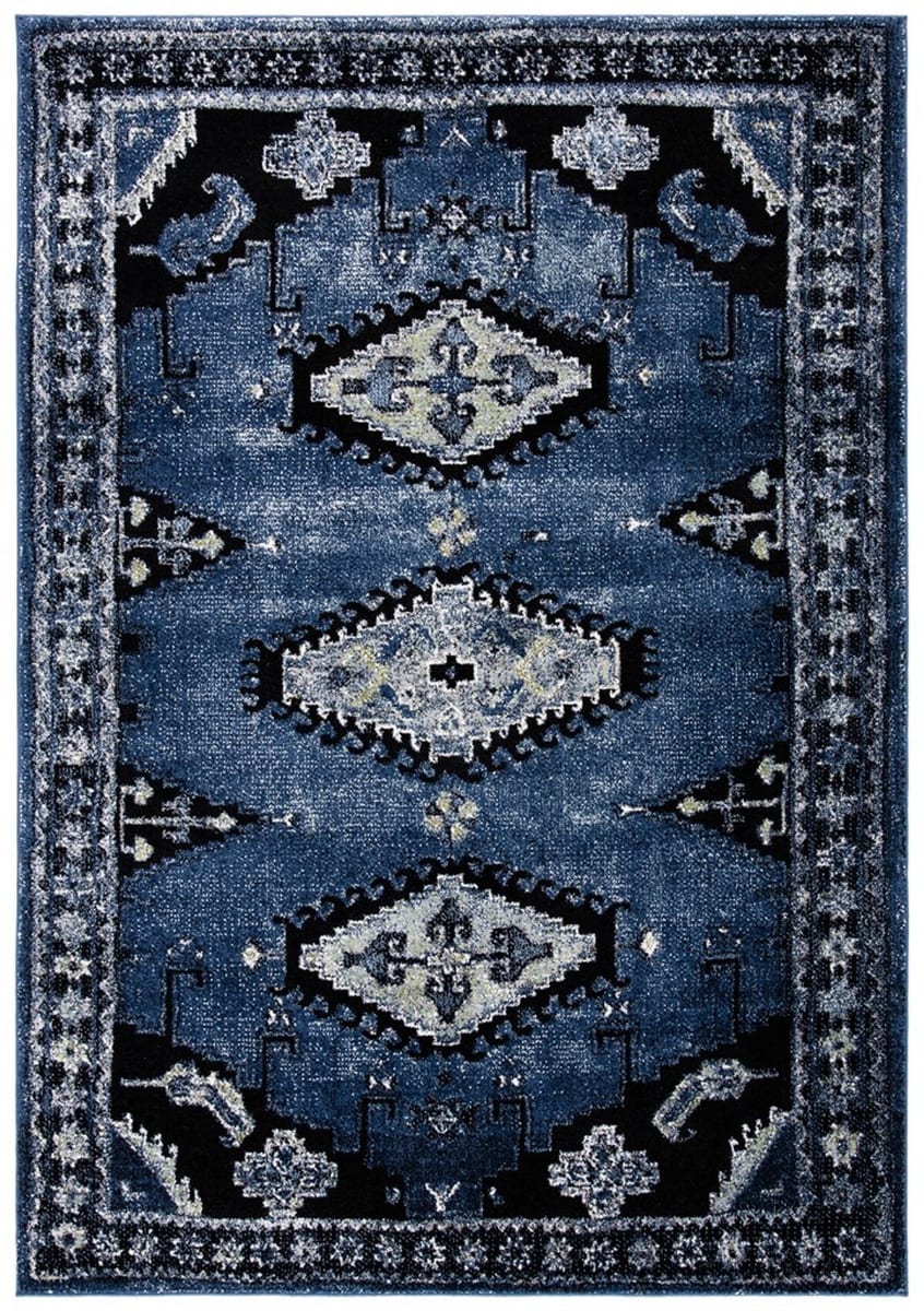 Safavieh Vintage Hamadan Vth251M Blue - Black | Rug Studio