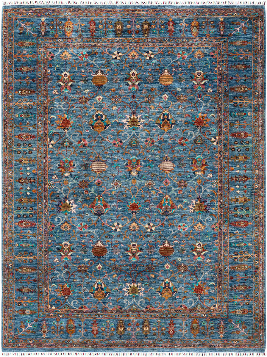 Solo Rugs Tribal M1982-596 Blue | Rug Studio