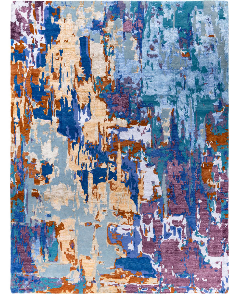 Solo Rugs Modern M7422-84 Gold | Rug Studio