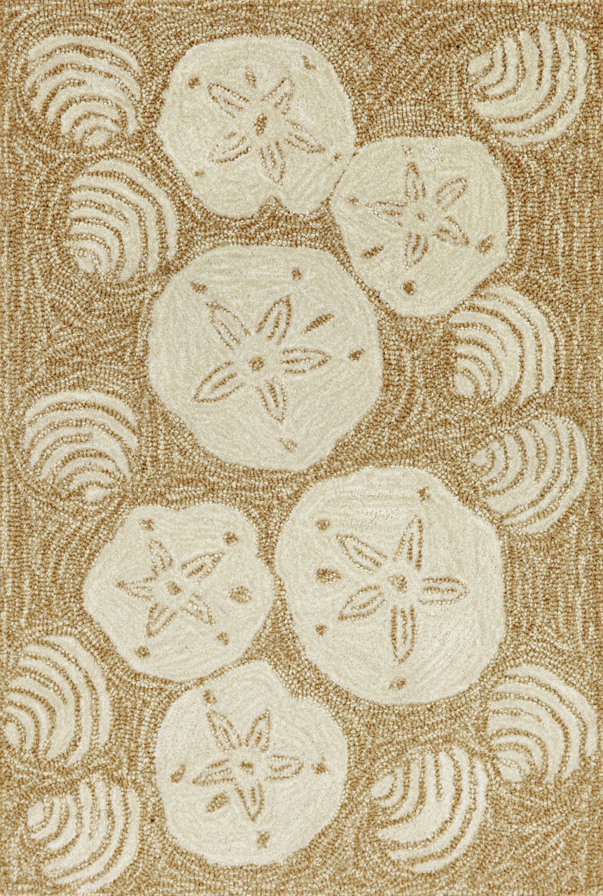 Trans-Ocean Frontporch Shell Toss 140822 Natural | Rug Studio