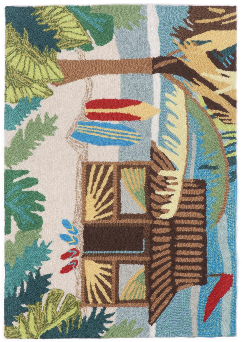 Trans-Ocean Frontporch Tiki Hut 153644 Multi | Rug Studio