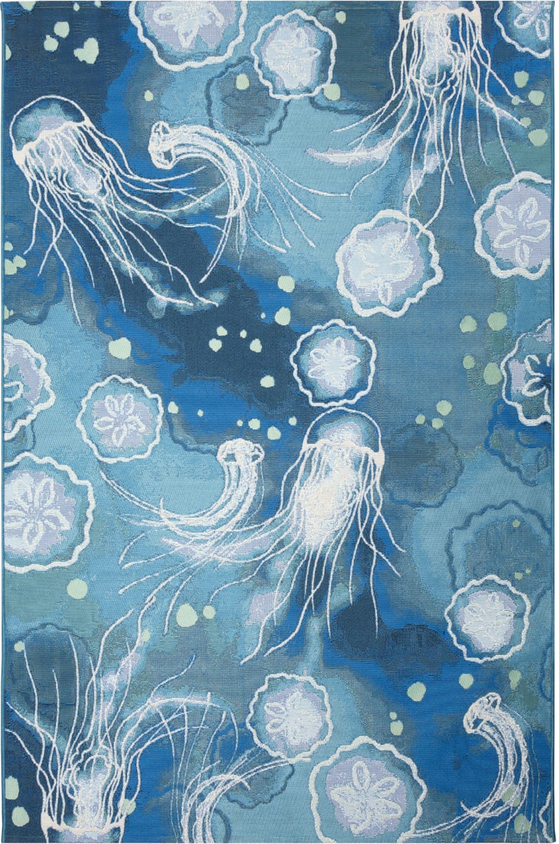 Trans-Ocean Marina Jelly Fish 815504 Bloom | Rug Studio