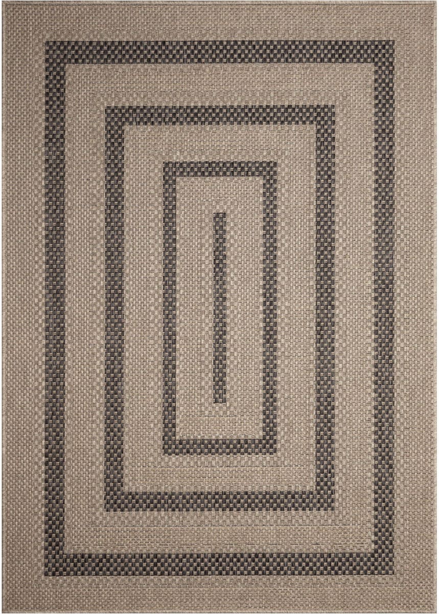 Trans-Ocean Monaco Multi Border 628012 Taupe | Rug Studio