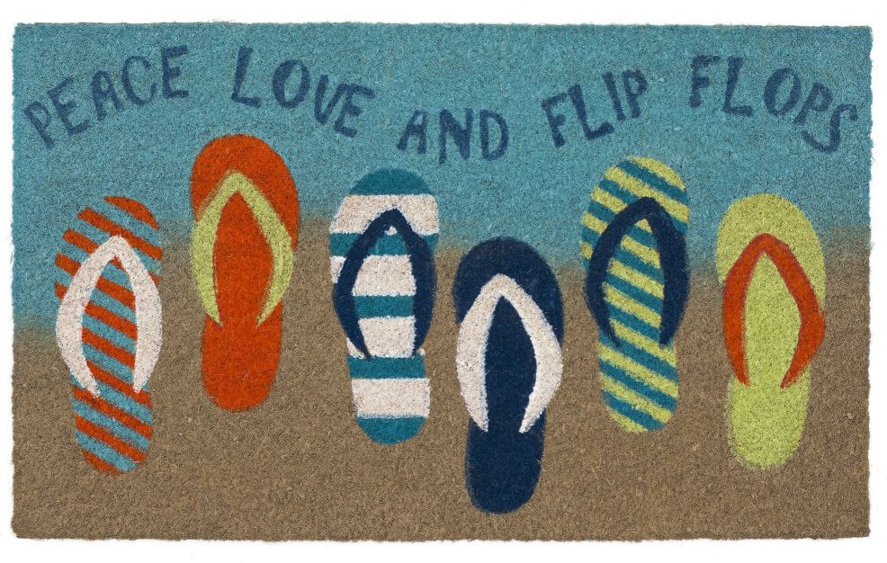 Trans-Ocean Natura Flip Flops 201933 Ombre Blue | Rug Studio